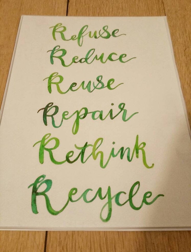 Customised Watercolour Calligraphy, Hand Painted Personalised Lettering ...