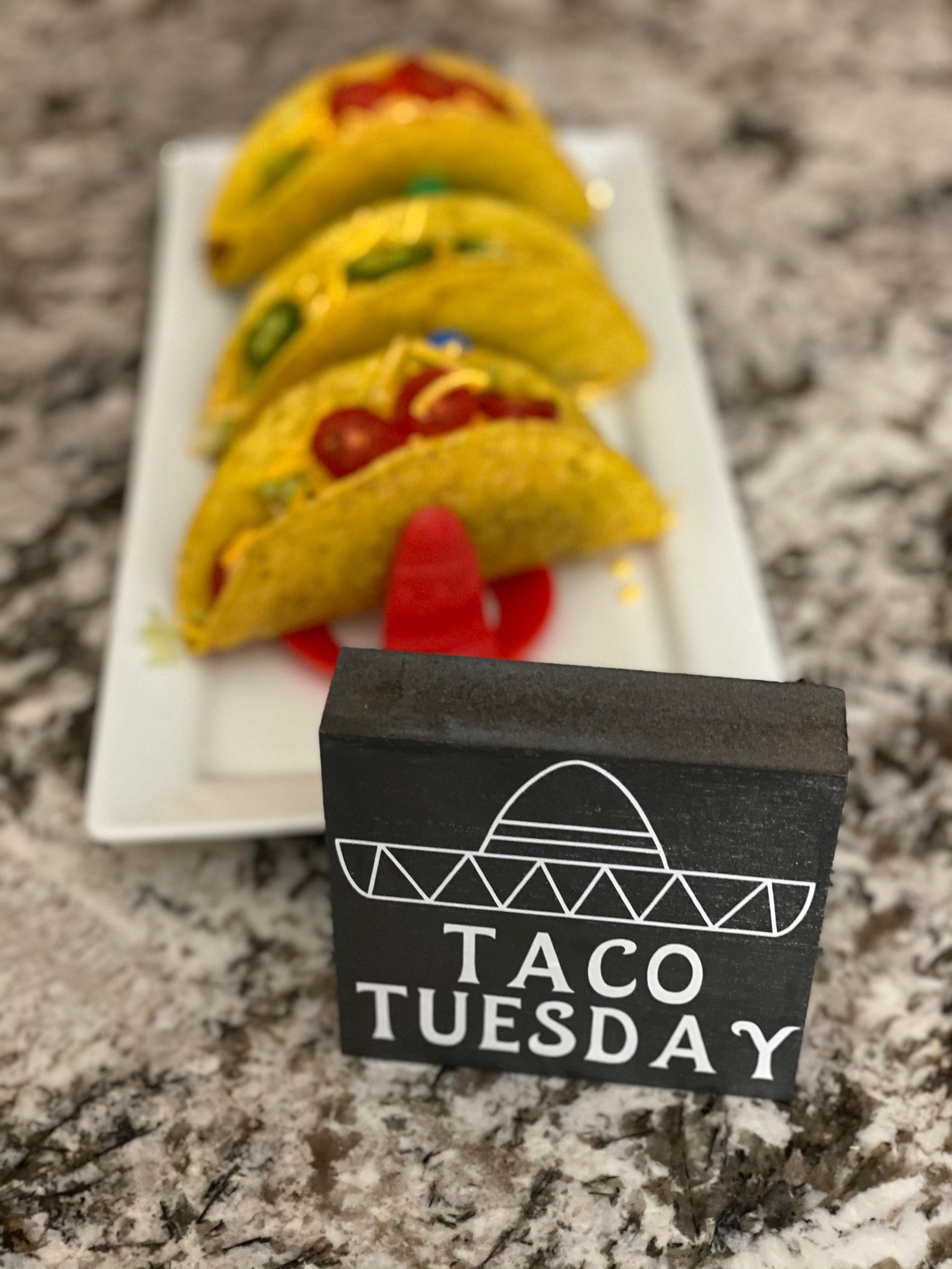 Taco Tuesday Sign Taco Bar Sign Modern Kitchen Decor Taco | Etsy
