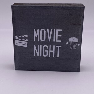 Movie Night Decorations|home Theater Sign| Movie Night Party Decor ...