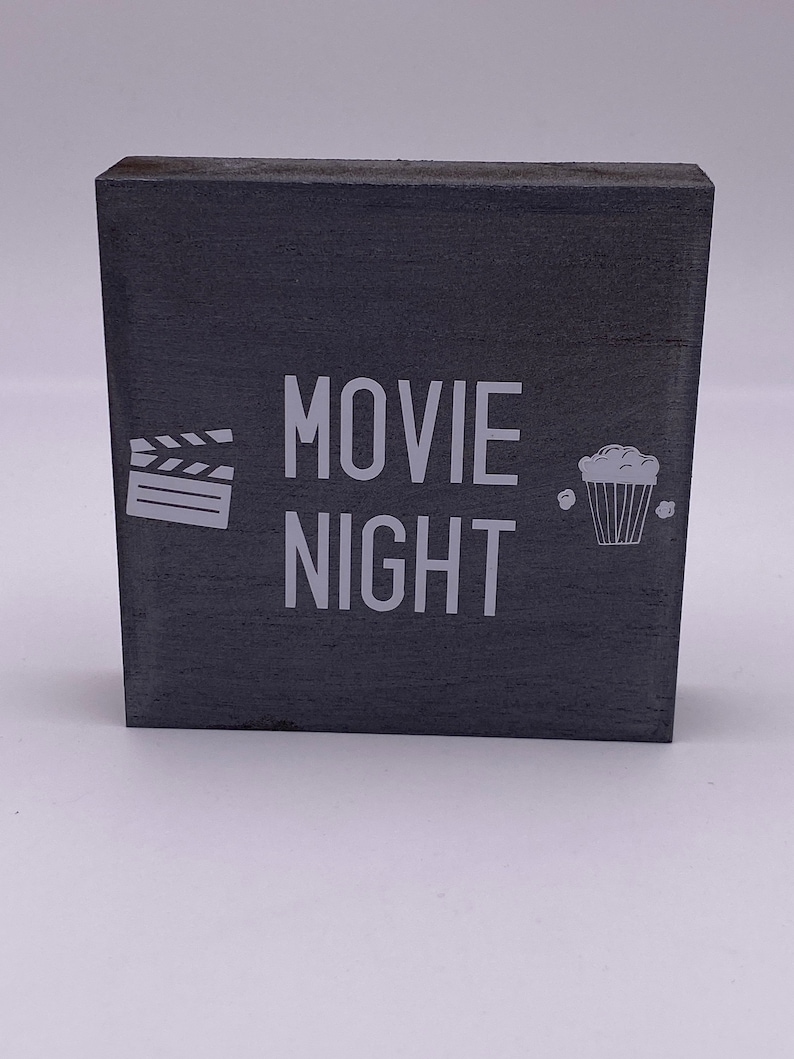 Movie Night Decorations|home Theater Sign| Movie Night Party Decor ...
