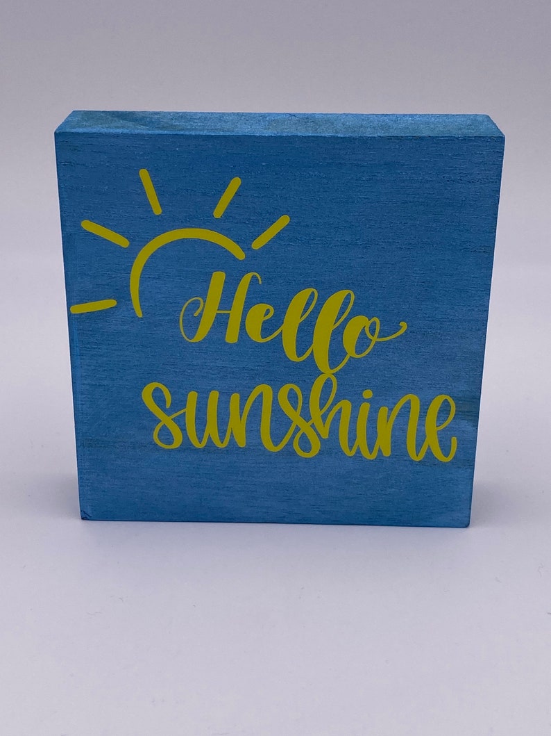Hello Sunshine Summer Decor| Spring Decor| Summer Tiered Tray Decor ...
