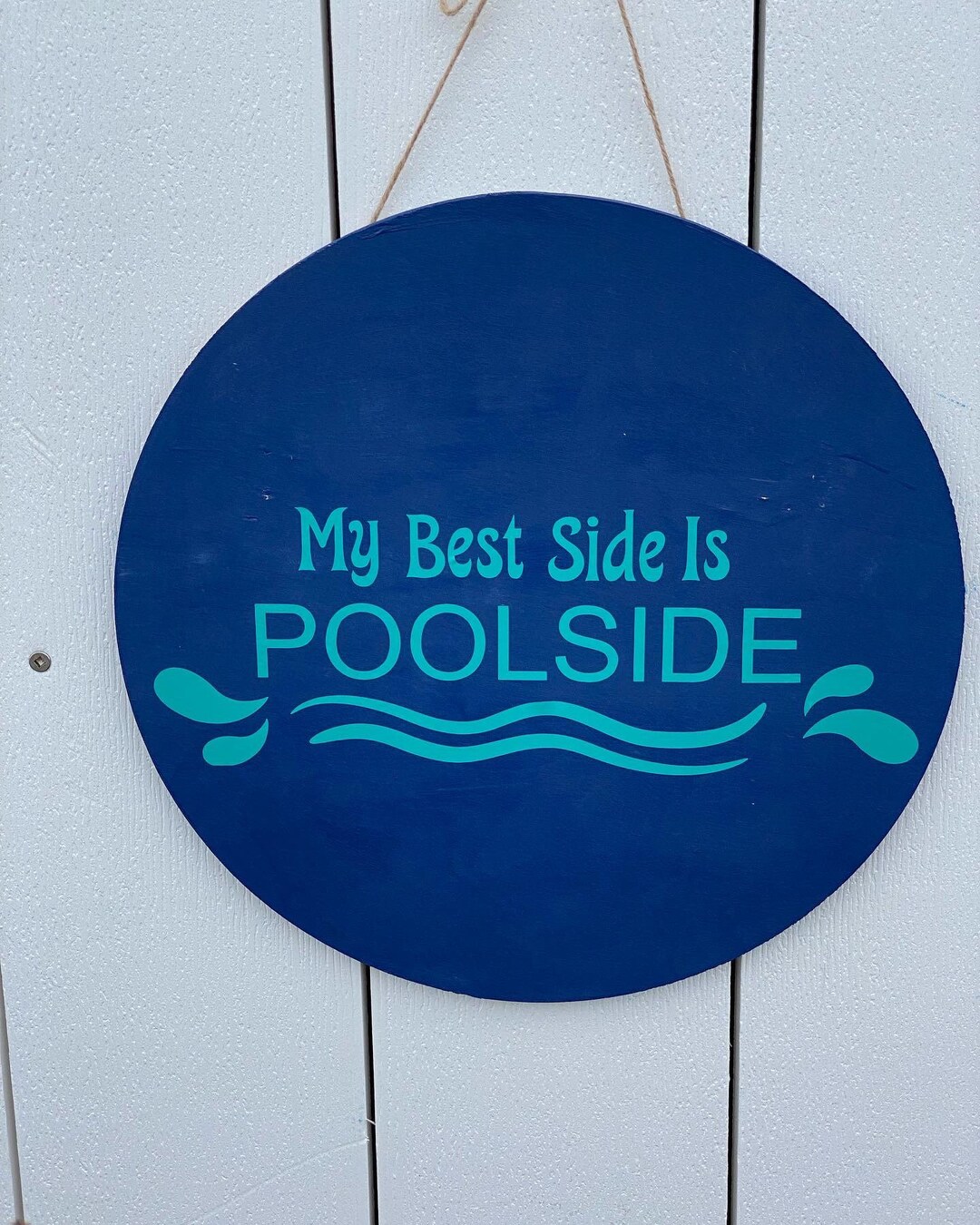 Pool Sign Gift for New Pool Outdoor Decorations Pool Decorations Summer ...