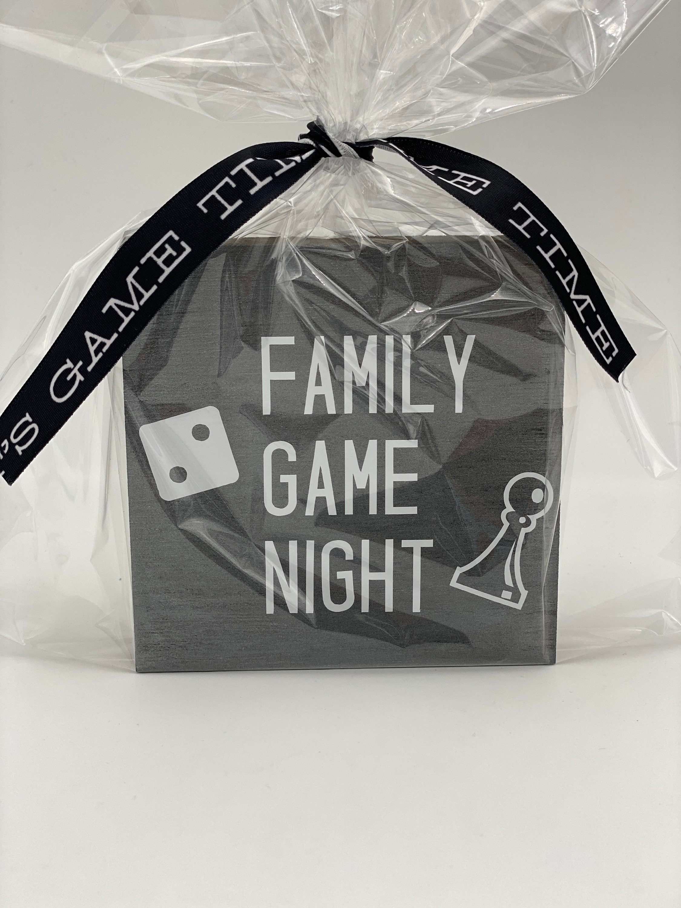 Family Game Night Sign| Game Night Decor| Family Room Decor| Game Night ...