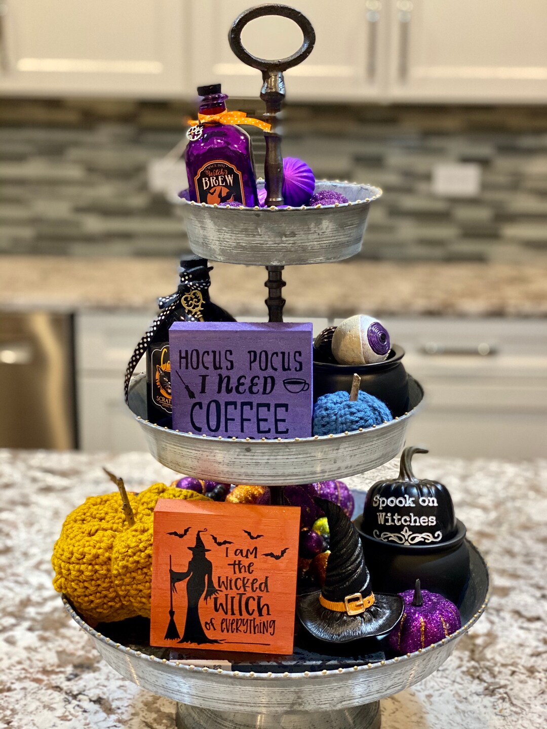 Hocus Pocus I Need Coffee to Focus Decor|party Favor|halloween Tiered ...