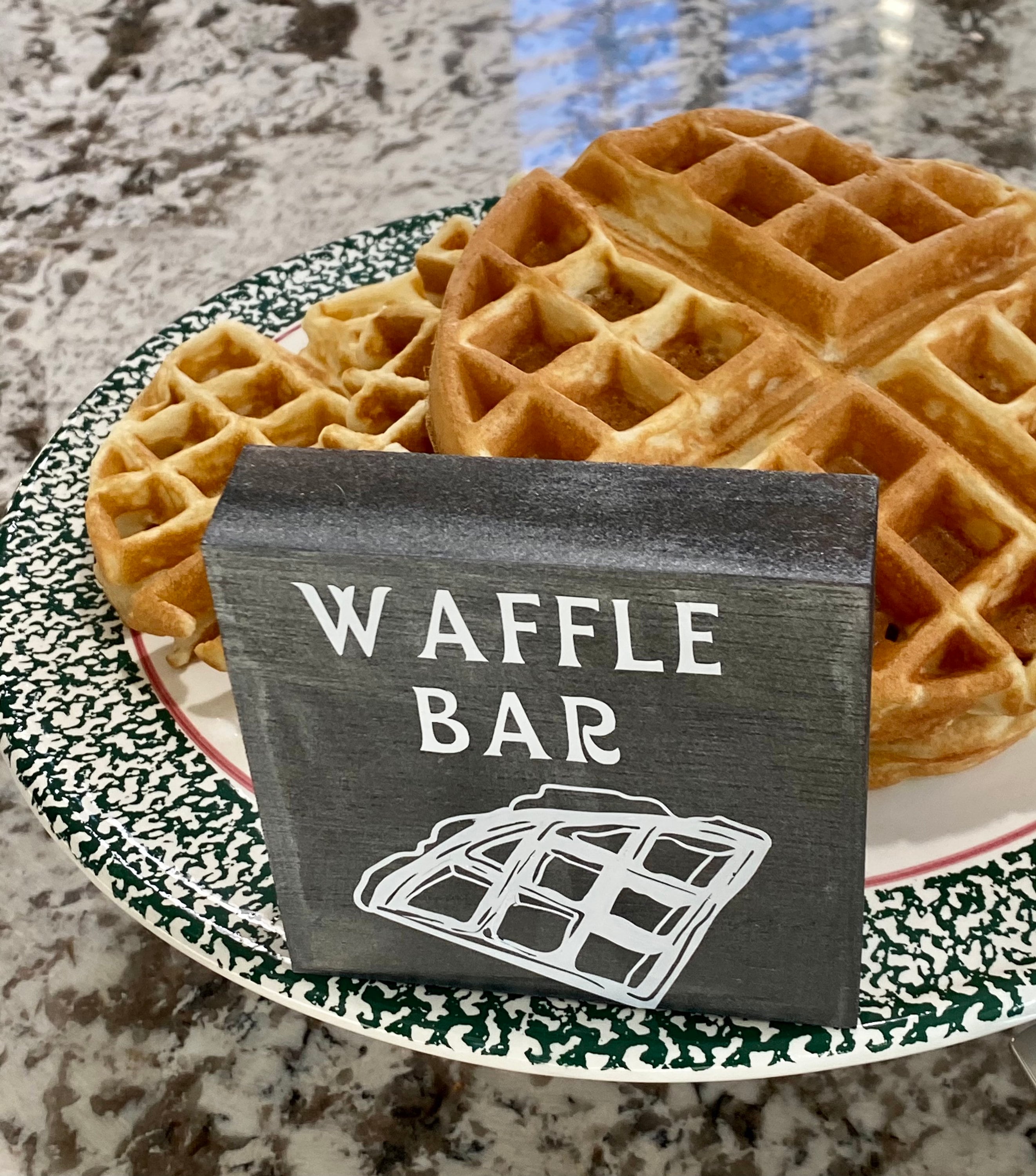 Waffle Bar Sign Brunch Decor kitchen Decor Brunch Sign | Etsy