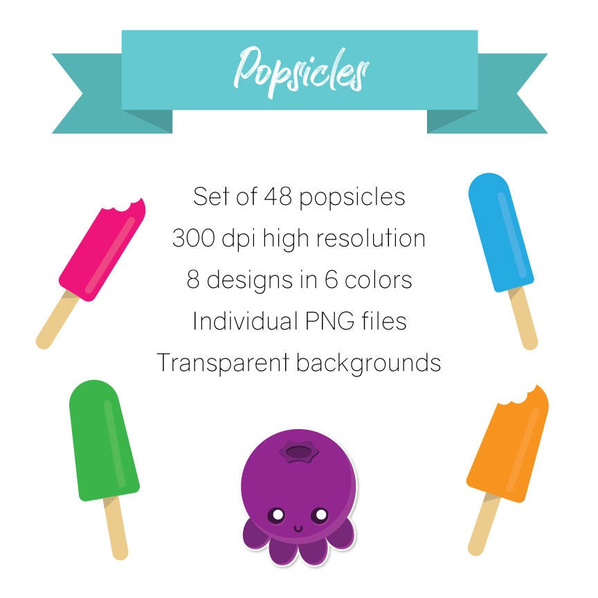 Popsicles, Clip Art, Summer Scrapbooking, Fruit Pops, Ice Lollies, Bite ...