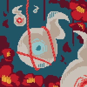 Toilet Bound Hanako-kun Inspired Spirits - Cross Stitch Pattern PDF - Etsy