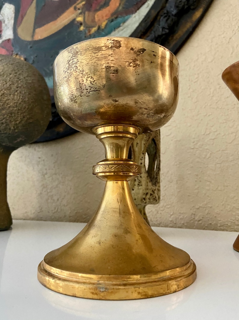 Vintage Sterling Ritual Chalice Church LARP Pagan Altar Wicca Gothic ...