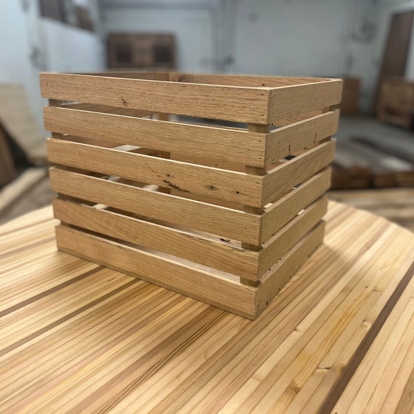 Reclaimed Wood Crate - Etsy