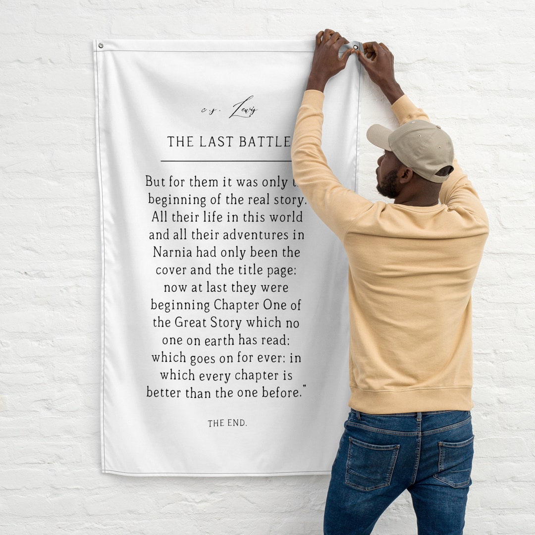 The Last Battle C.S. Lewis Flag - Etsy
