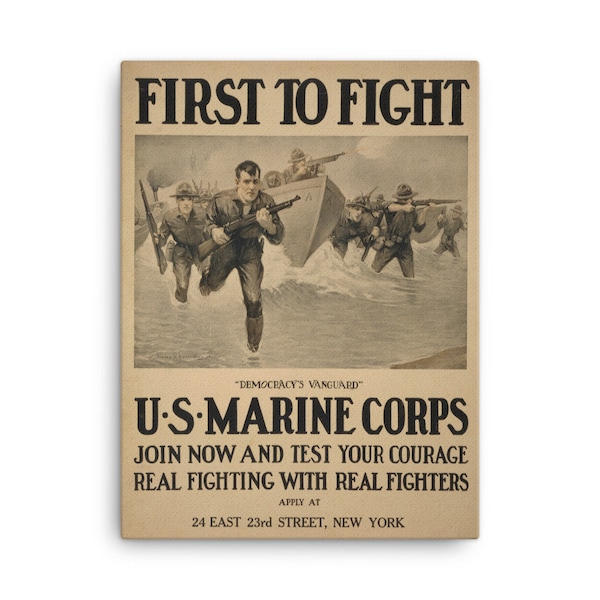 Marine Corps Recruiting Poster - Etsy