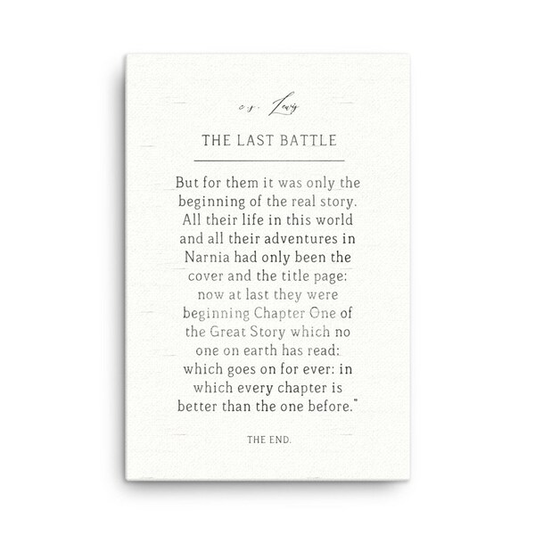 Cs Lewis Book Page - Etsy