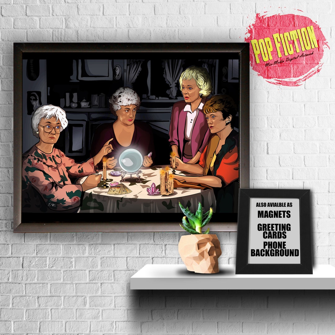 Golden Seance, Original Artwork Prints. Collectible. Digital . Pop ...