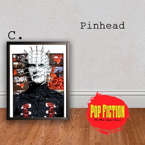 Horror, Chucky,leatherface,hellraiser,hannibal,pinhead,art, Canvas ...