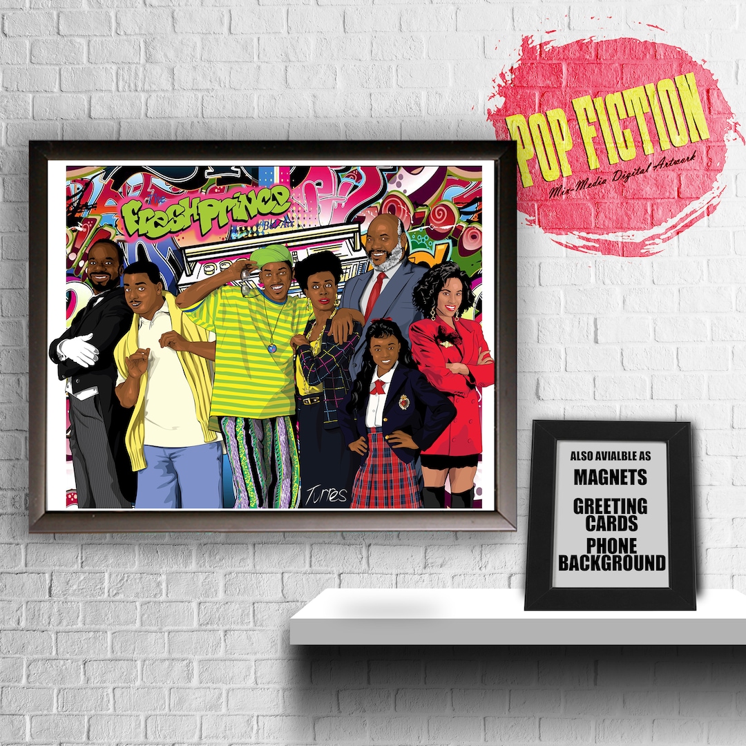 The Fresh Prince of Bel-air. Will Smith, Sitcom, Original Artwork ...