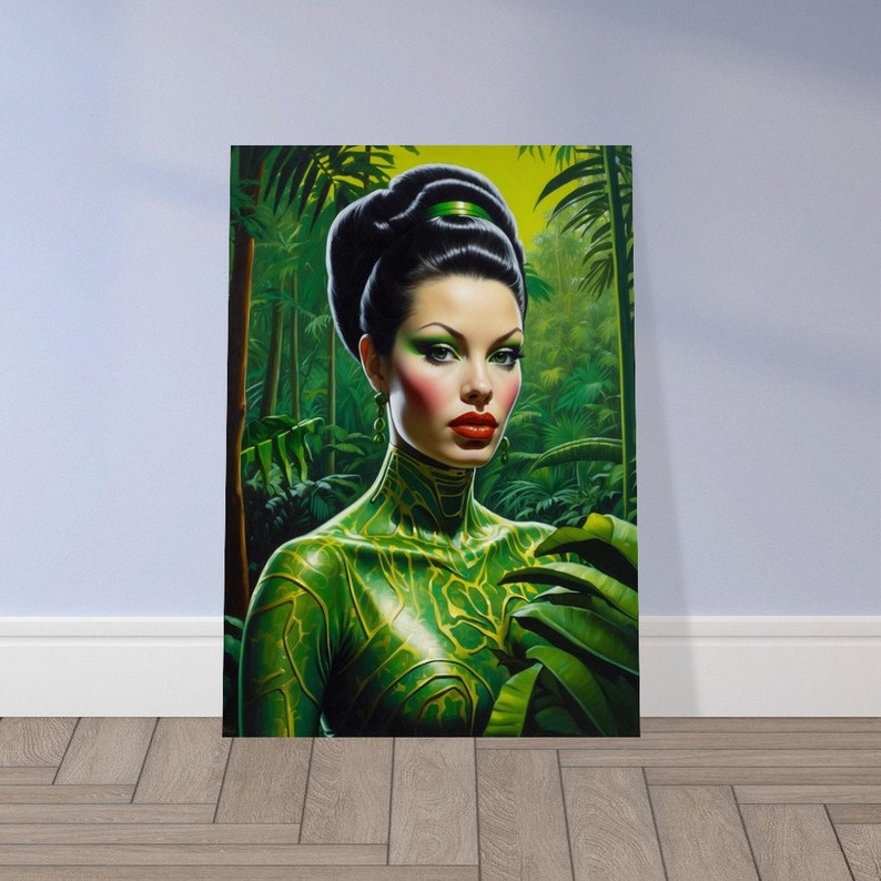 Modern Mid-century Woman Print, Inspired by Tretchikoff, J.H Lynch ...