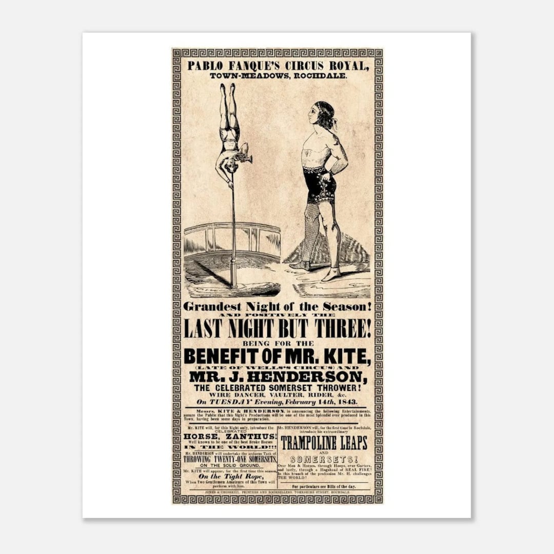 John Lennon's Beatles Mr Kite Poster, High Resolution Detailed Image ...