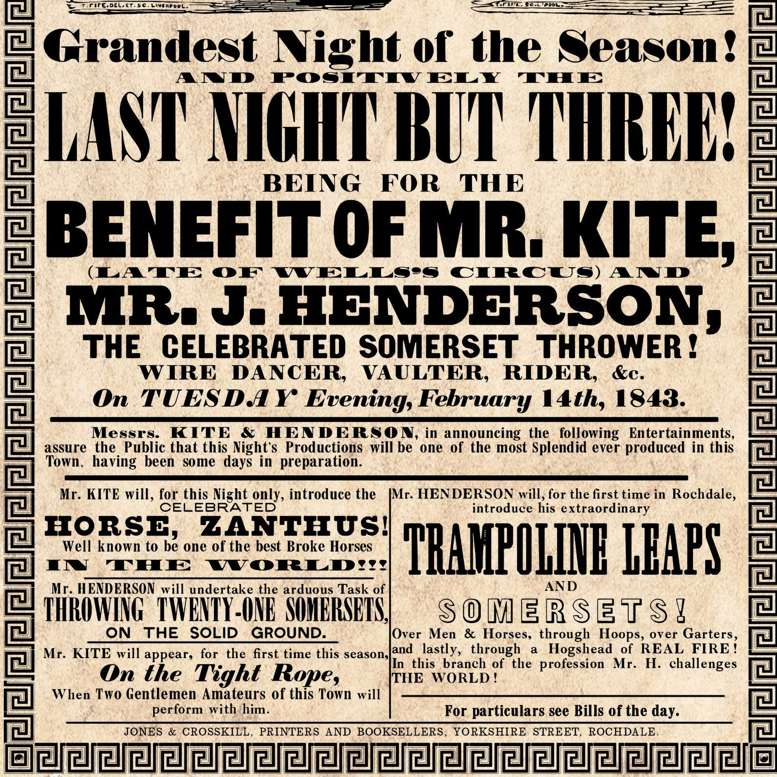 John Lennon's Beatles Mr Kite Poster, High Resolution Detailed Image ...