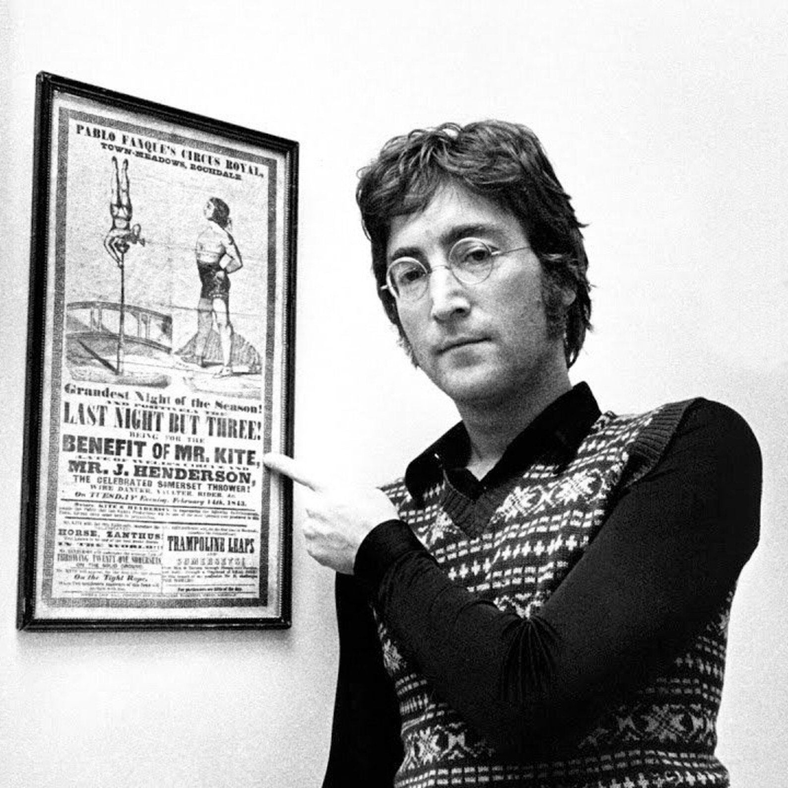 John Lennon's Beatles Mr Kite Poster, High Resolution Detailed Image ...