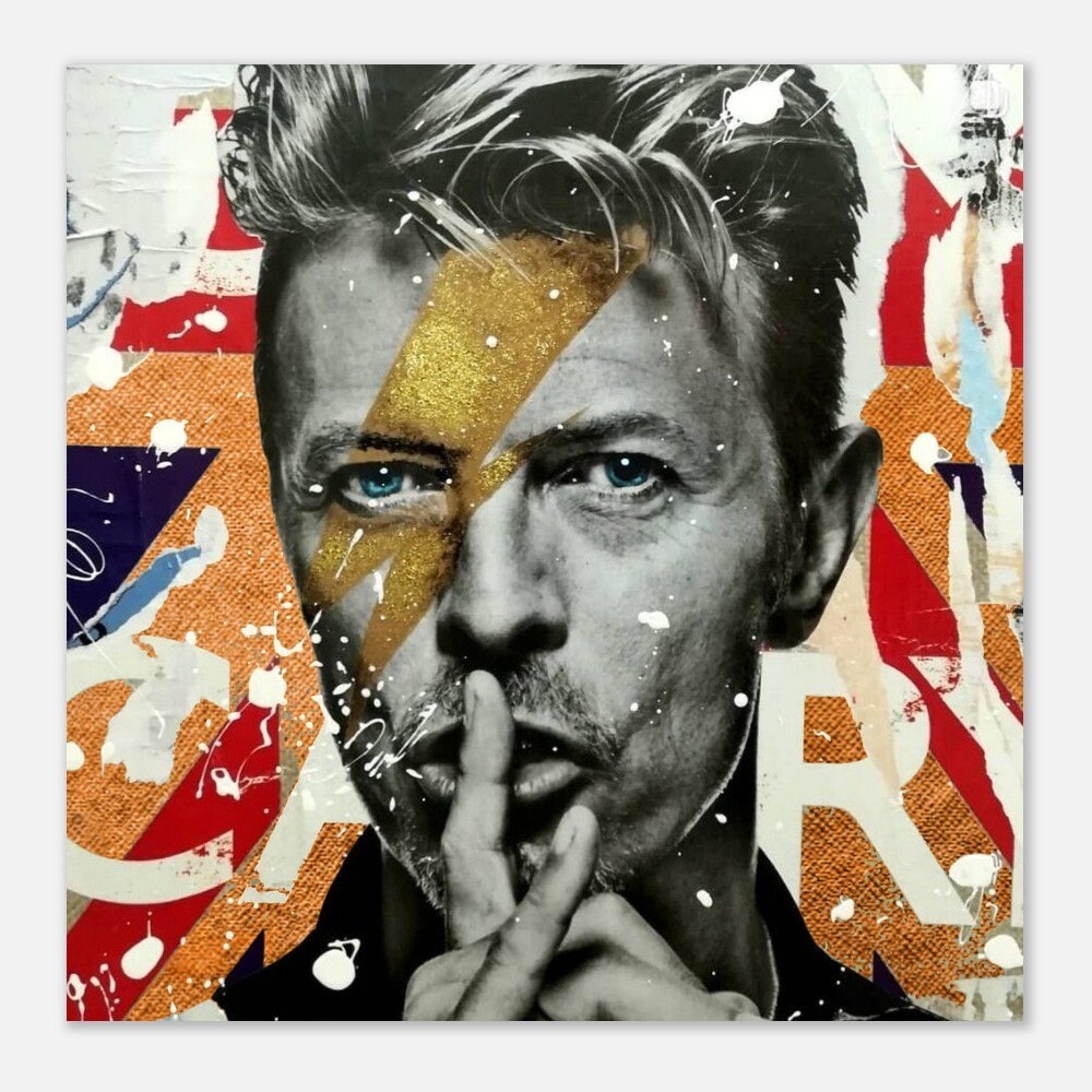 David Bowie Print, Shhh. Pop Print, Boho Classic Semi-glossy Paper ...