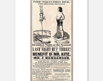 John Lennon's Mr. Kite Poster OLD VERSION - Etsy