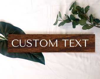 Dark Walnut Sign - Etsy