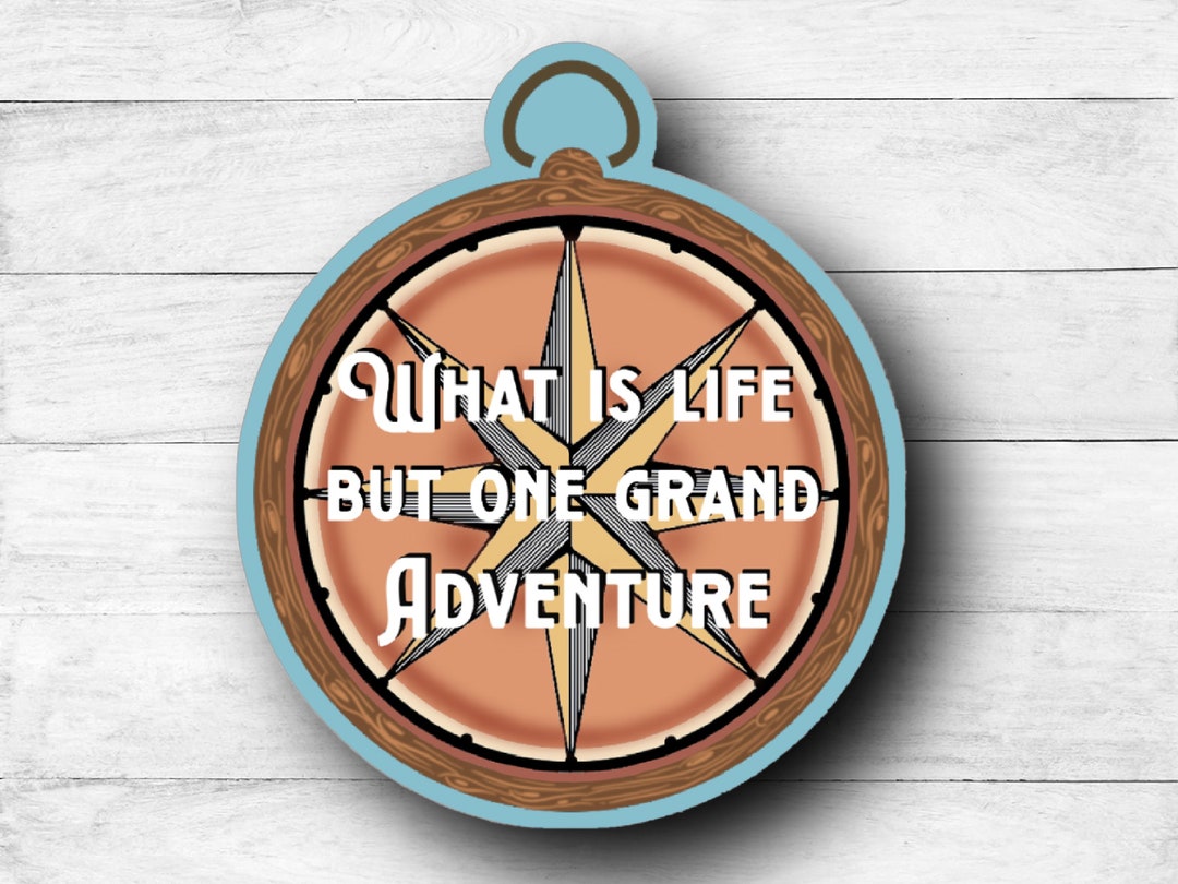Grand Adventure Compass Sticker - Etsy