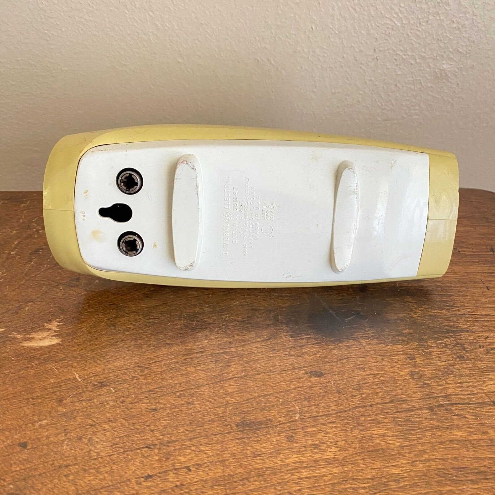 VTG General Electric Hand Mixer 3 Speed Yellow Works Atomic Space Age ...