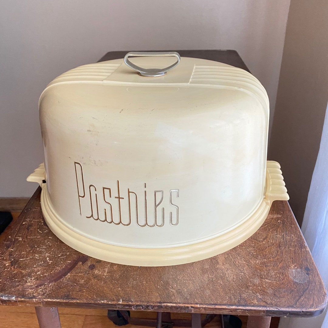 Vintage Lustro-ware Plastic Cake Carrier Saver Container Pale - Etsy
