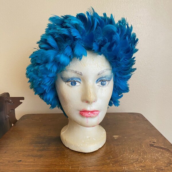 Teal Wig - Etsy