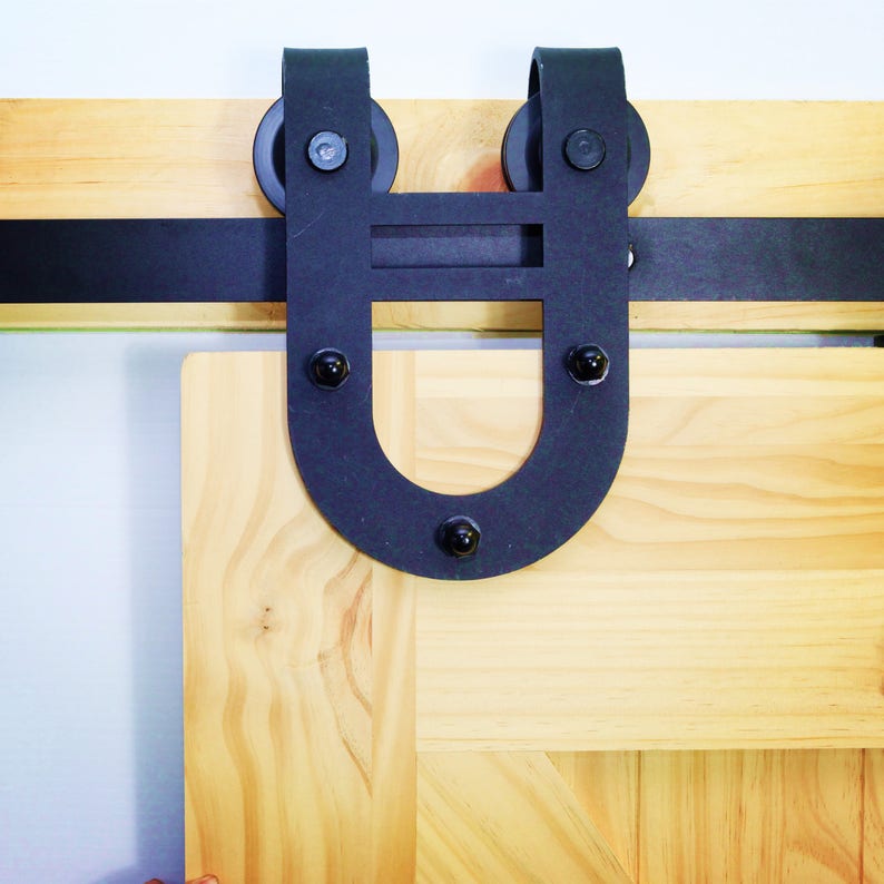 Horseshoe Design Barn Door Hardware/sliding Door Kit 5ft,6ft,6.6ft 7 ...
