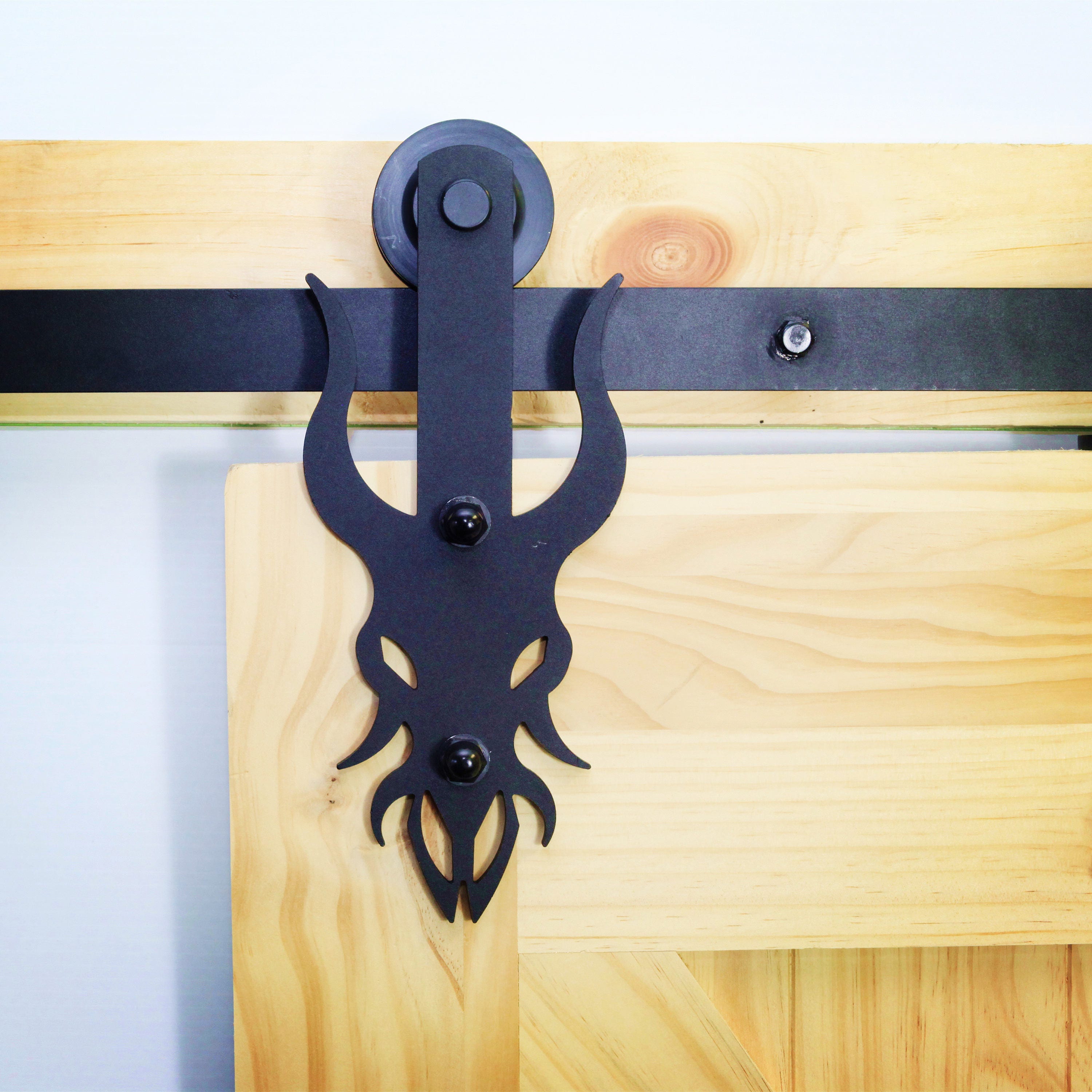 Red Dragon Small Horseshoe Design Barn Door Hardware/sliding Door Kit ...
