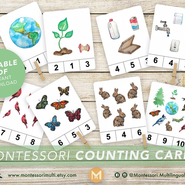 Counting Learning Clip Art - Etsy