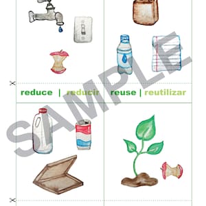 EARTH Day Ecology Nature - Montessori Science - Watercolor Art ...