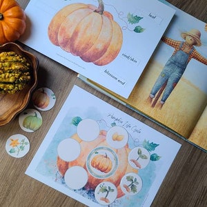 Vintage Halloween | Pumpkin Life Cycle | Pumpkin Anatomy | Busy Book ...