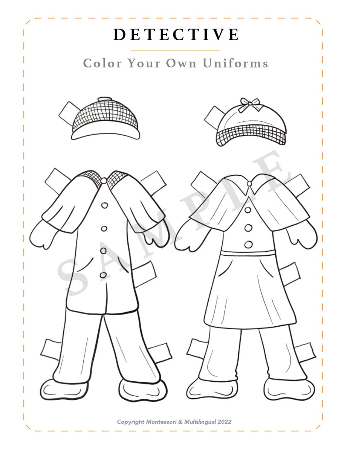 Forensic Science Detective Pack Bilingual SPANISH Matching Printable ...