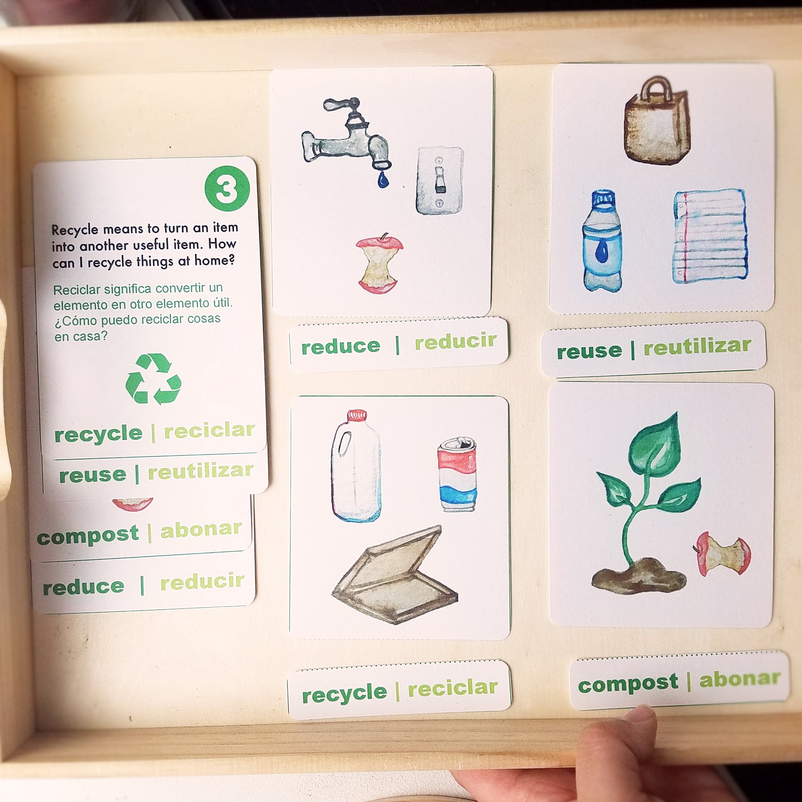 EARTH Day Ecology Nature - Montessori Science - Watercolor Art ...