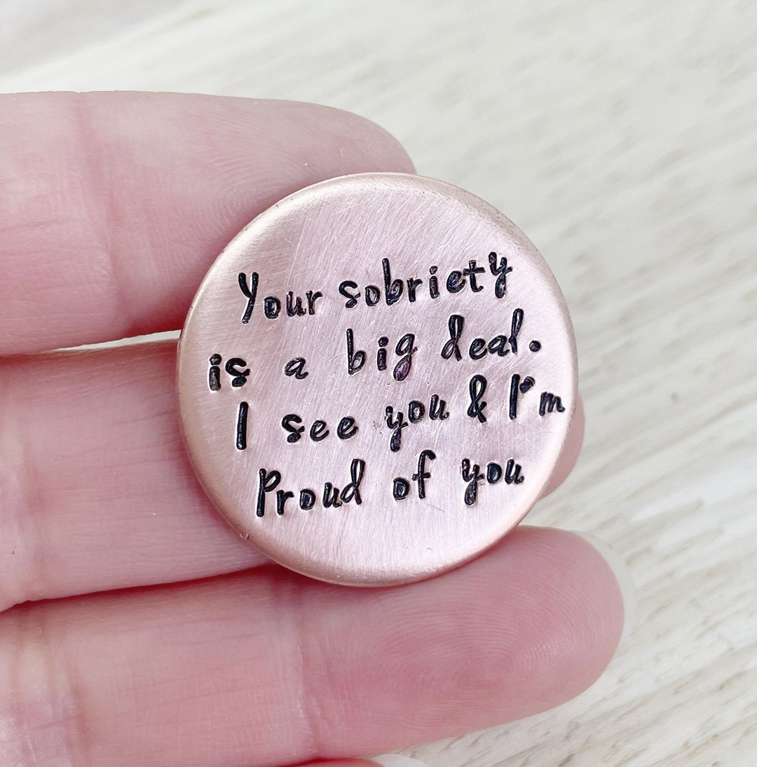 Sobriety Gift，sobriety Chips, Recovery, Sobriety Keychain, Aa Chips ...