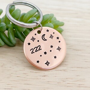 222 Angel Numbers, Lucky 1111 Keychain, Lucky Token, 111 Lucky ...