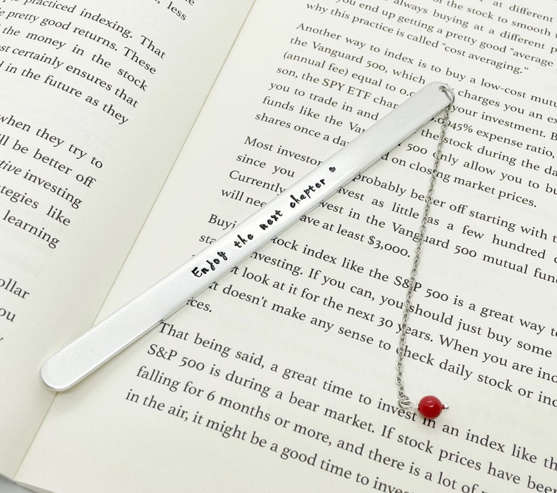 Enjoy the Next Chapter Retirement Bookmarks Retirement | Etsy