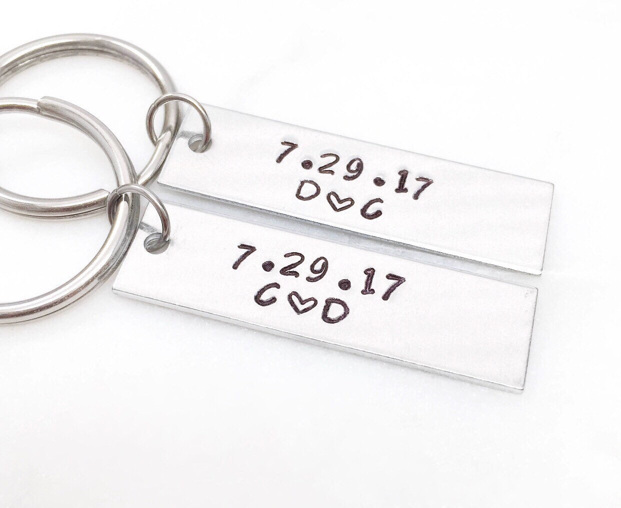 Couple Keychains, Wedding Gift Keychain, Anniversary Gift, Mens ...