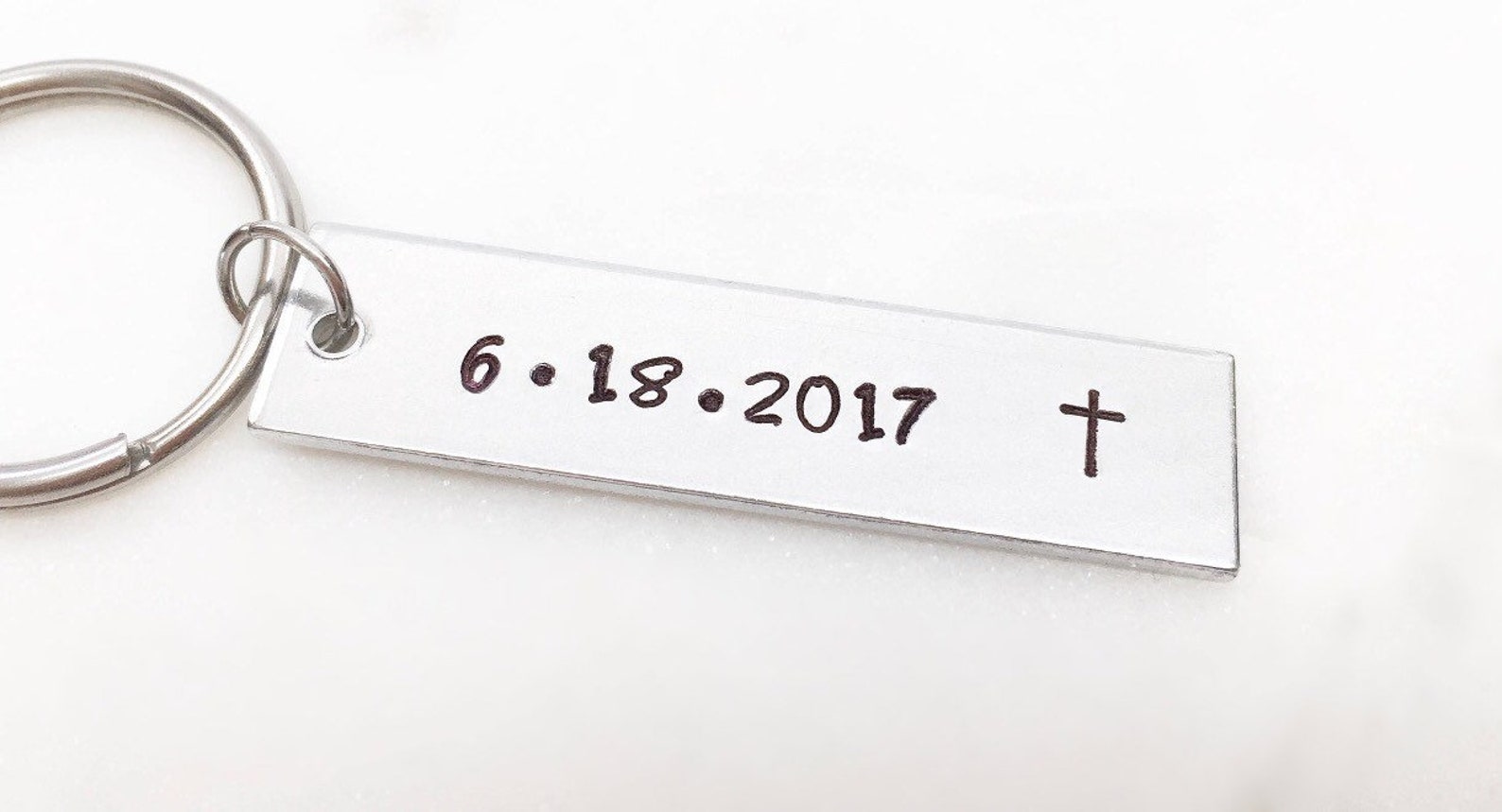 Baptism Keychain Decided Baptism Gift Men Baptism Keychain | Etsy