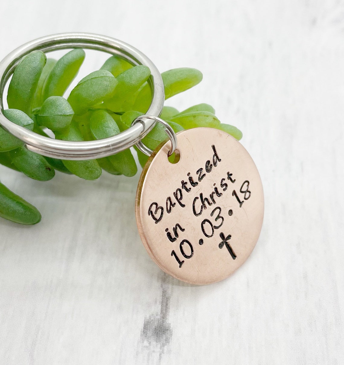 Baptized in Christ Key Baptism Gifts Adult Baptism Gift Men - Etsy