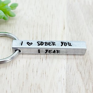 Sobriety Keychain, Sobriety Coin, Sober Token, Sobriety Chips, Sobriety ...