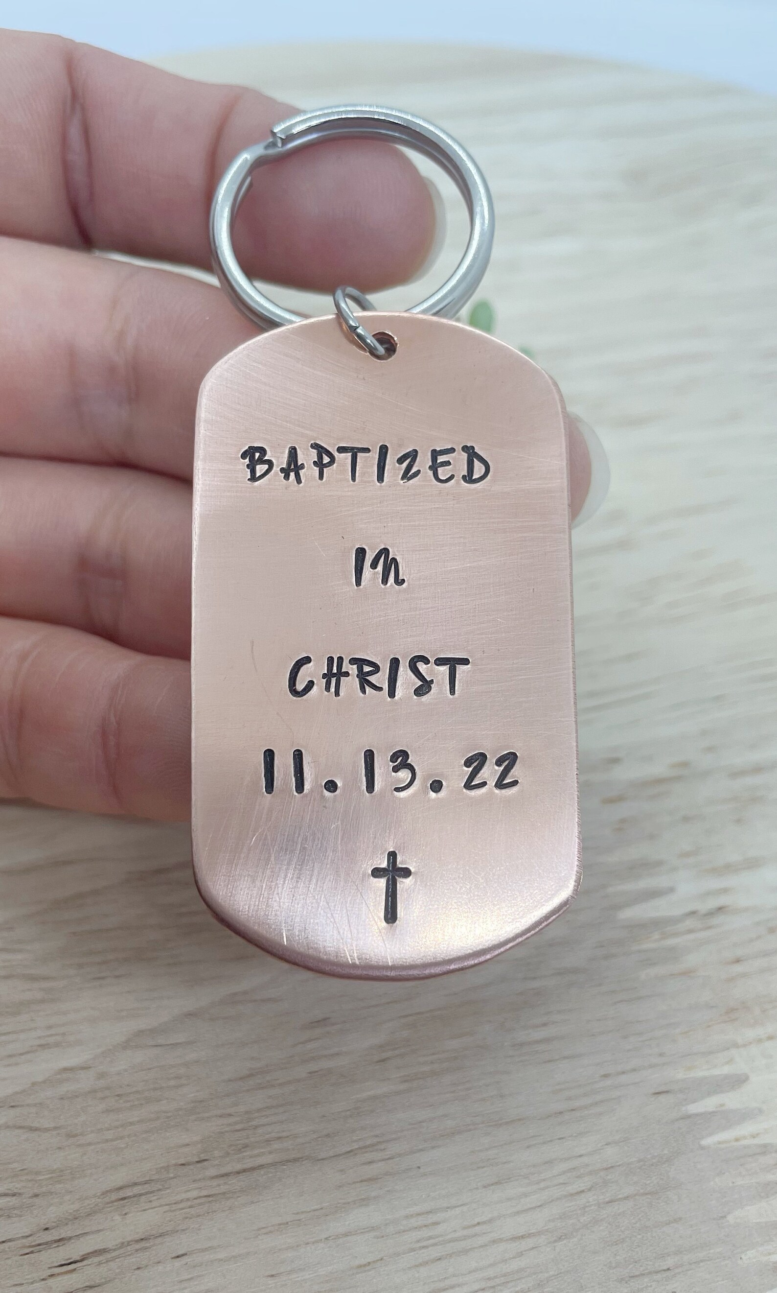 Baptism Keychain Left It in the Water Baptism Gift Adult - Etsy