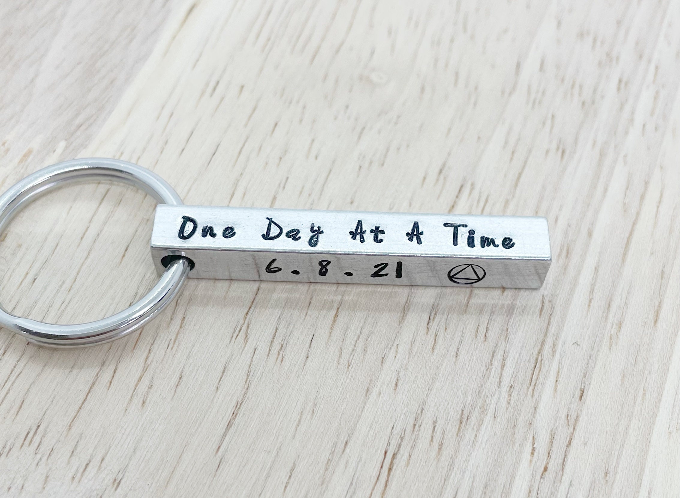 Sobriety Keychain Sobriety Coin Sober Token Sobriety Chips | Etsy