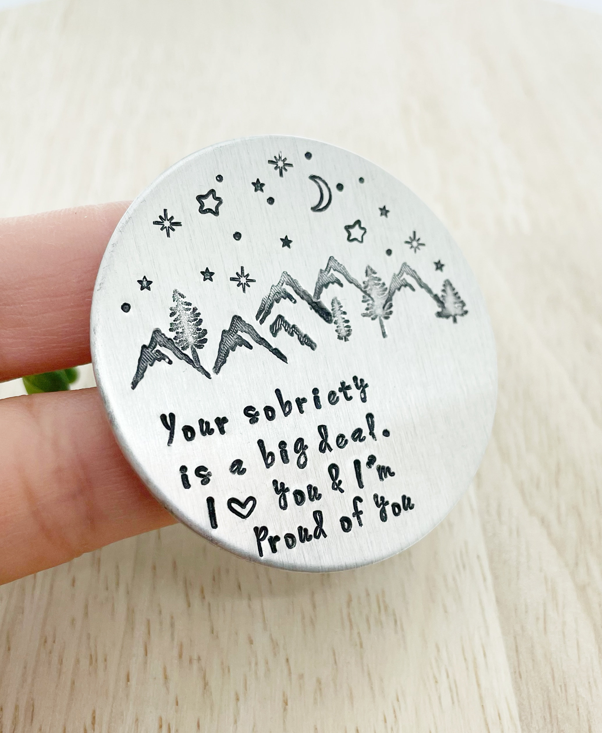 Sobriety Gift, Sobriety Chips, Sober Christmas, Sobriety Keychain, Aa ...