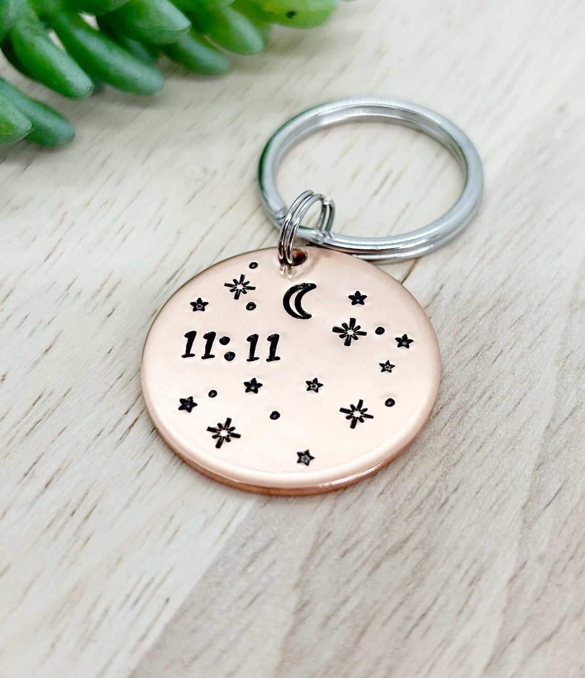 11:11 Wish Keychain, Lucky 1111 Keychain, Lucky Token, 111 Lucky ...