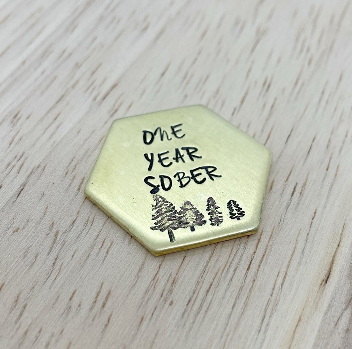 Sobriety Gift Sobriety Chips One Year Sober Sobriety - Etsy