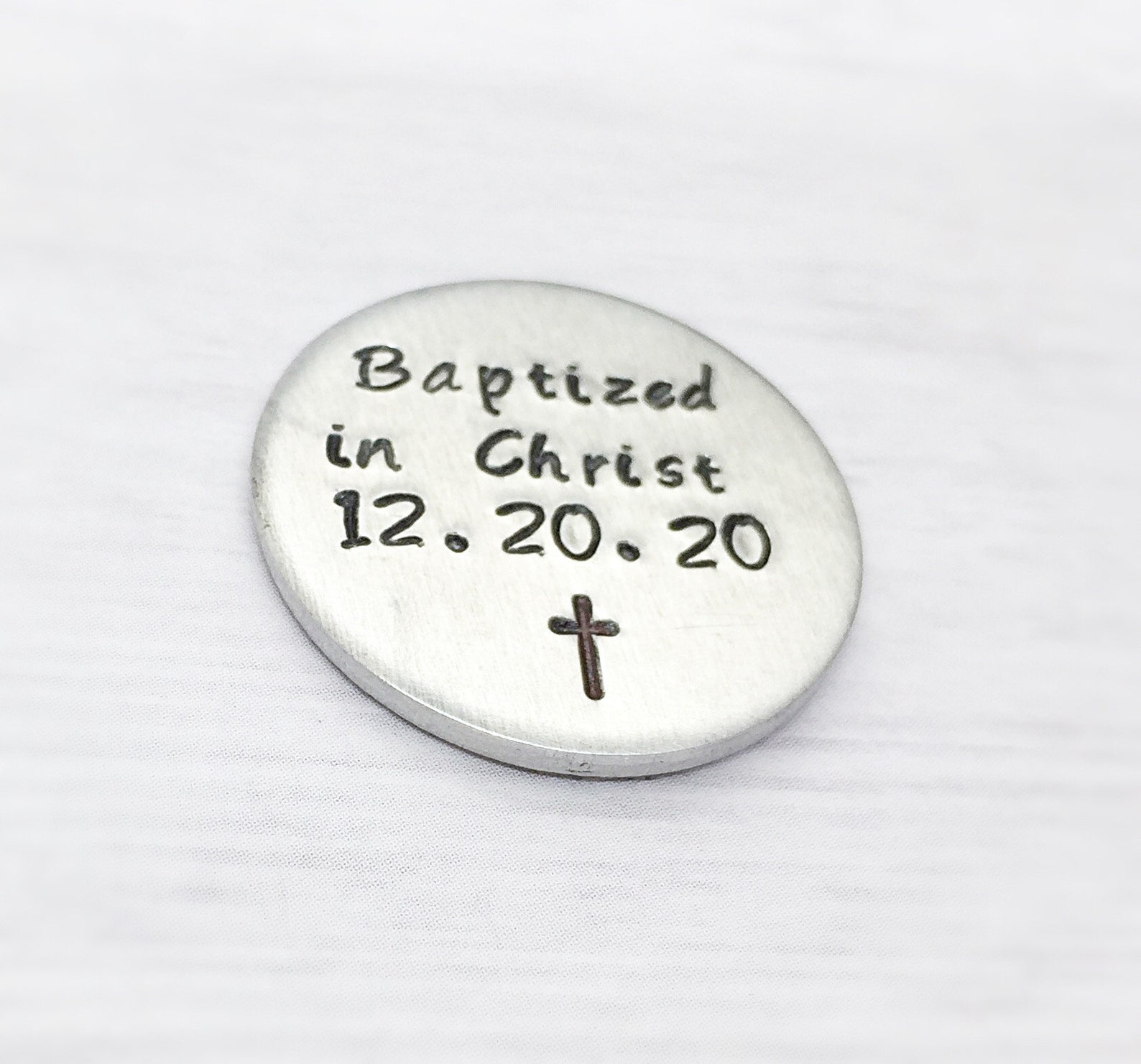 Baptized in Christ Token Baptized Token Teen Baptism Gift - Etsy